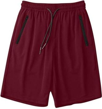 Generico Short Homme Court Respirant L&eacute;ger &Eacute;lastique &agrave; la Taille Pantalon Court d&Eacute;t&eacute; Couleur Unie Casual Shorts Homme Travail Sport Bermudes De Mer &Eacute;l&eacute;gant Gym