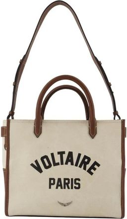 Zadig&Voltaire Shopper & Totes - Angel Voltaire Shopping Bag - Cotton - Beige - Gr. unisize - in Beige - für Damen