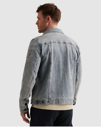 PME Legend Jeansjacke mit Logo Stickereien