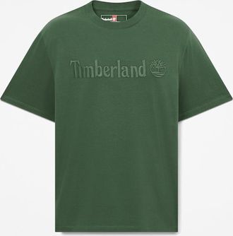 Timberland Hampthon Kurzarm-T-Shirt f&uuml;r Herren in Dunkelgr&uuml;n, Herren, Gr&uuml;n, Gr&ouml;&szlig;e