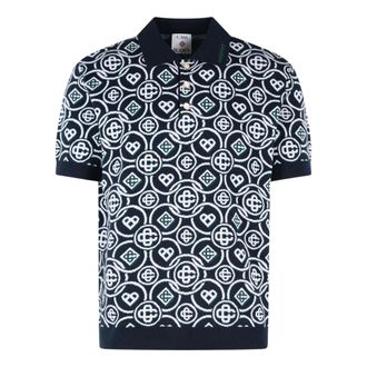 Casablanca Polo CC Monogramme - Homme - Tops - Multicolore - Taille: L
