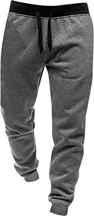 Generic Pantalon de surv&ecirc;tement ample uni &agrave; bas cintr&eacute; pour adolescentes, couleurs unies et d&eacute;contract&eacute;es avec poches, jogging, coupe ample, lacets, confortab