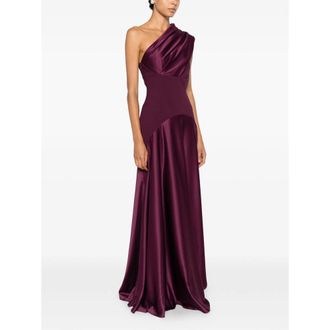 Solace London Grape Dress - Purple