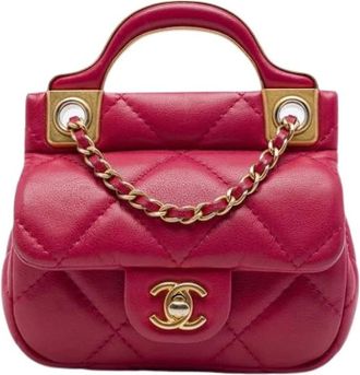 Chanel Pre-owned Mini Satchel - - Pre-owned - Damen - Rosa - ONE SIZE