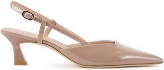 Stuart Weitzman Slingback Vinnie 50 en cuir verni