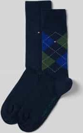 Tommy Hilfiger Str&uuml;mpfe aus Baumwoll-Mix im 2er-Pack