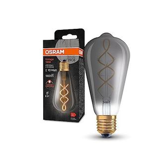 Osram Vintage 1906 Classic Edison Fil LED lampe, e27, fum&eacute;e, 4W, 140lm, 1800k, couleur de confort blanc chaud, consommation tr&egrave;s faible, dur&eacute;e de vie longue