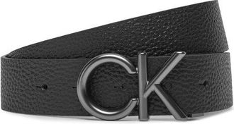 Calvin Klein Herrengürtel Ck Hallmark Logo 35Mm Adj LV04D7035G Schwarz