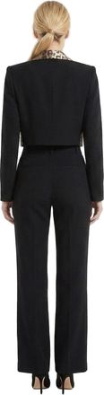 Dolce & Gabbana Womens Black Elastane Blazer Clothing