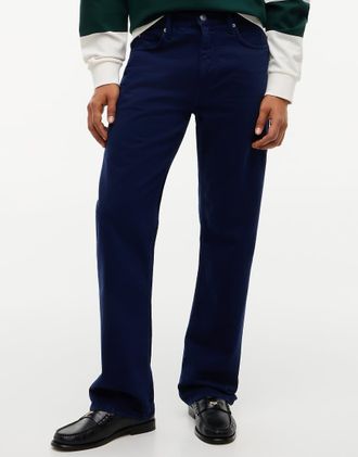 Tommy Hilfiger Dover - Jean droit classique d&eacute;lav&eacute; - Bleu fonc&eacute;