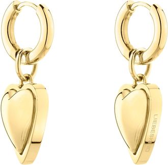 Liebeskind Liebeskind Berlin Ohrringe - Edelstahl Metal Heart - Gr. unisize - in Gold - f&uuml;r Damen