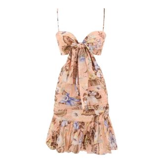 Zimmermann Coco Kleid mit Schleife vorne - - Dresses - Damen - Mehrfarbig - 2XS