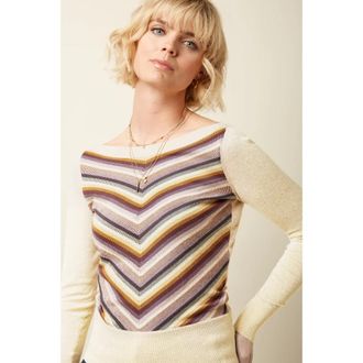 King Louie Ivy Top Mercury - - Knitwear - Damen - Mehrfarbig - L