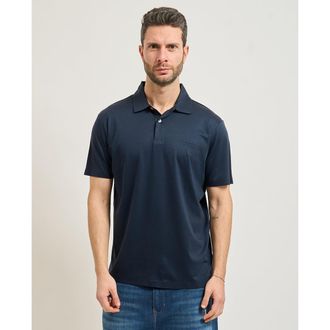 Guess Polo homme en m&eacute;lange coton et soie