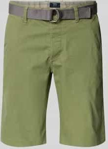 Mc Neal Slim Fit Shorts mit G&uuml;rtel