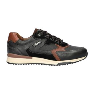 Australian Footware Eleganter Lederschuh Schwarz Braun - - Shoes - Herren - Mehrfarbig - 40 EU