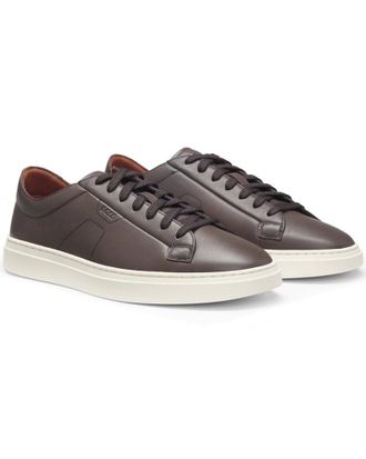 HUGO BOSS Sneaker Kieran Tenn aus Glattleder mit Label-Pr&auml;gung in