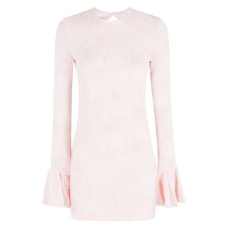 Rotate Rotate Birger Christensen, Femme, Robes, Rose, Taille: 30 FR Mesh Frill Mini Dress