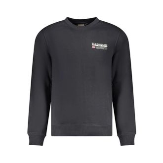 Napapijri Cotton Crew Sweatshirt - - Sweatshirts & Hoodies - Herren - Schwarzk - 2XL