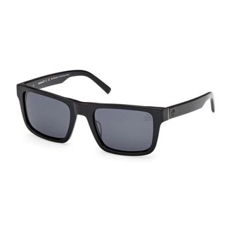 Timberland Rechteckige Acetat-Sonnenbrille - - Accessories - Herren - Schwarzk - 55 MM