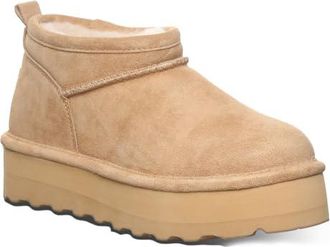 Bearpaw Bottes rétro super courtes pour femme | Bottines pour femme | Bottes dhiver confortables | Plusieurs couleurs et tailles, Iced Coffee, 41 EU