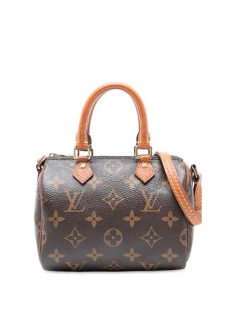Louis Vuitton sac &agrave; bandouli&egrave;re Nano Speedy (2019) - Marron