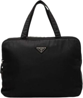 Prada Sac &agrave; main vintage doccasion - Femme - Pre-owned - Noir - Taille: ONE Size