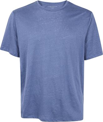 Majestic Solid Color Short Sleeves Round Neck Sweater