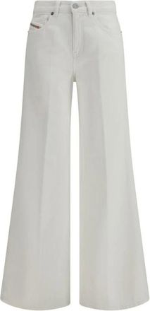 Diesel Femme, Pantalons, Blanc, Taille: W26 Flared Cotton Jeans