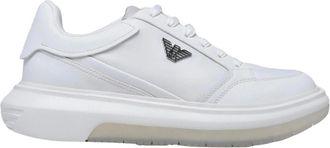 Emporio Armani Homme, Chaussures, Blanc, Taille: 42 EU Baskets