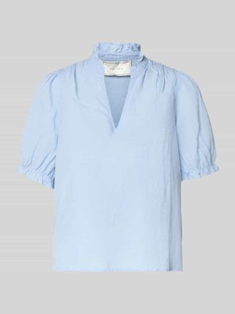 Neo Noir Blusenshirt aus Leinen-Baumwoll-Mix Modell Odesa