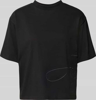 HUGO BOSS Loose Fit T-Shirt aus reiner Baumwolle Modell Duslant