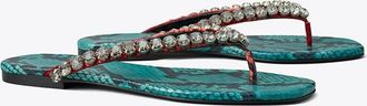 Tory Burch Damen Crystal Flipflop