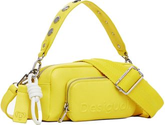 Desigual Womens Accessories PU Across Body Bag, Yellow
