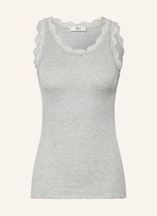 Rosemunde Top Rmwbalta Mit Spitze grau