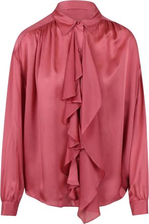 Ulla Johnson Femme, Blouses et Chemises, Rose, Taille: 38 FR Gesture Silk Blouse
