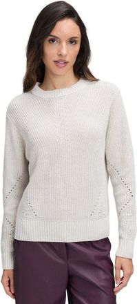 Betty&Co Strickpullover Damen Strickpullover mit Lurexfaden (1-tlg)