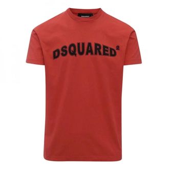 Dsquared2 Logo Rotes T-shirt