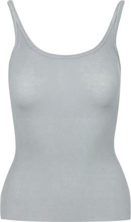 Msgm Msgm, Femme, Tops, Gris, Taille: 40 FR D&eacute;bardeur c&ocirc;tel&eacute;