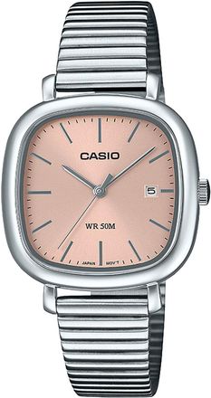 Casio Casio Collection Silber Damen Armbanduhr LTP-B166D-4AVEF