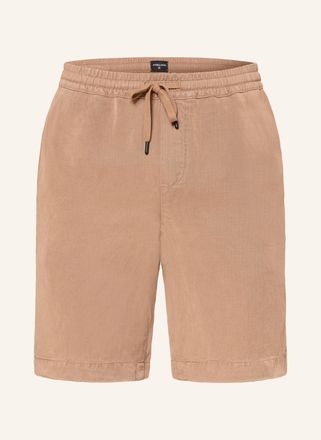 Strellson Shorts Kaji Relaxed Fit Mit Leinen braun
