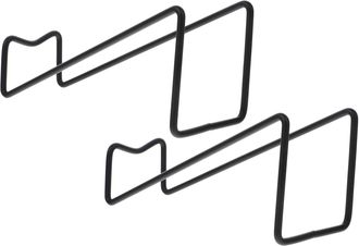 BESPORTBLE TOVINANNA 2 St&uuml;ck Metall weinflaschenhalter Schlanker Multifunktionaler Flaschenst&auml;nder aus Robustem Eisen Stilvoller Weinregal f&uuml;r Zuhause K&uuml;che und 