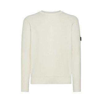 Peuterey Beiger Baumwollpullover Englischer Rippenstrick - - Knitwear - Herren - Beige - M