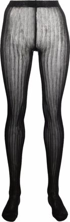 Prada Collants Et Chaussettes Femme Fibre M&eacute;tallique Noir