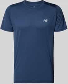 New Balance Funktionsshirt mit Rundhalsausschnitt und Logo