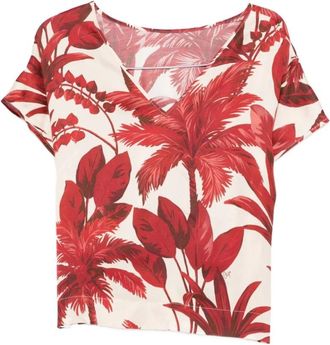 Clips Femme, Blouses et Chemises, Rouge, Taille: 40 FR Clips Top