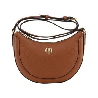 Pourchet Femme, Sacs, Brun, Taille: ONE Size Sac bandouli&egrave;re semi-circulaire