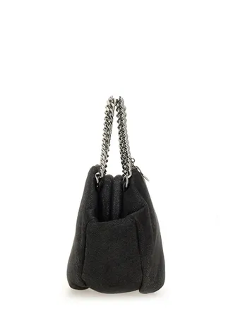 Stella McCartney Womens Falabella Shoulder Bag Black Polyester Handbags Hand