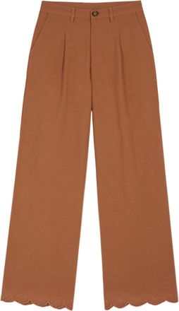 Emile Et Ida Pantalon Brod&eacute; Coton Emile et Ida