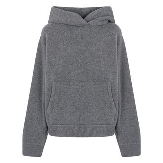 R&oacute;he Logo Hoodie - - Sweatshirts & Hoodies - Damen - Grau - S